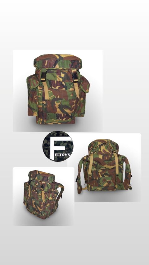 Dutch army surplus 35l DPM camouflage rucksack backpack bergen camo ...