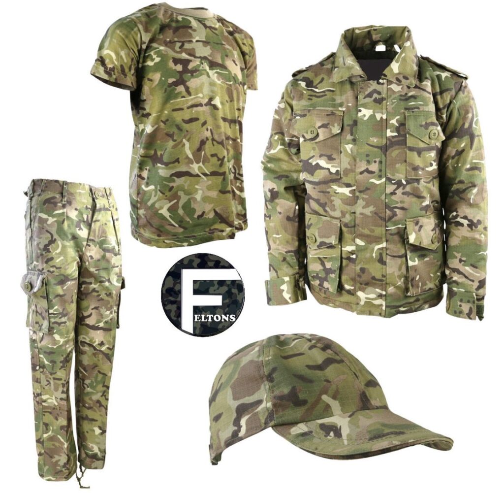 Brand New: British pattern Kids Adventurer Army Clothing Set. - Feltons ...